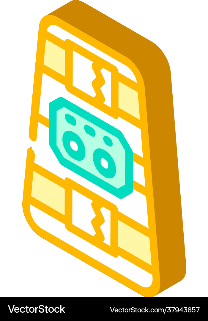 Ankle and calf stimulator isometric icon Vector Image