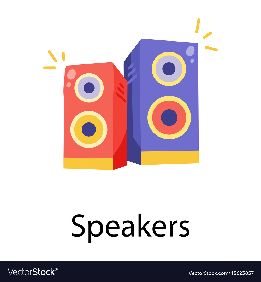 Speakers Royalty Free Vector Image - VectorStock