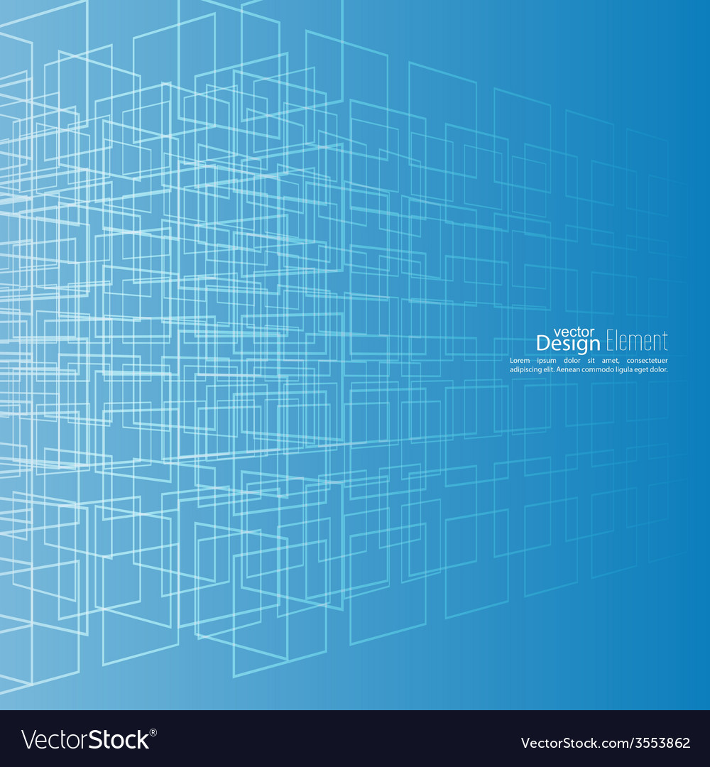 Abstract background with glowing grid Royalty Free Vector