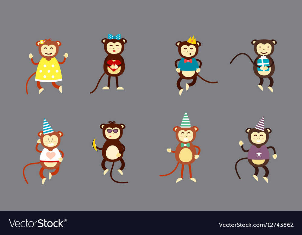 Monkey Royalty Free Vector Image - VectorStock