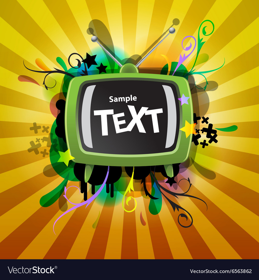 Tv box Royalty Free Vector Image - VectorStock