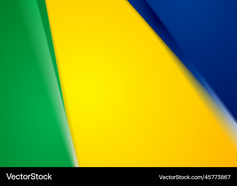 Background in brazilian colors Royalty Free Vector Image