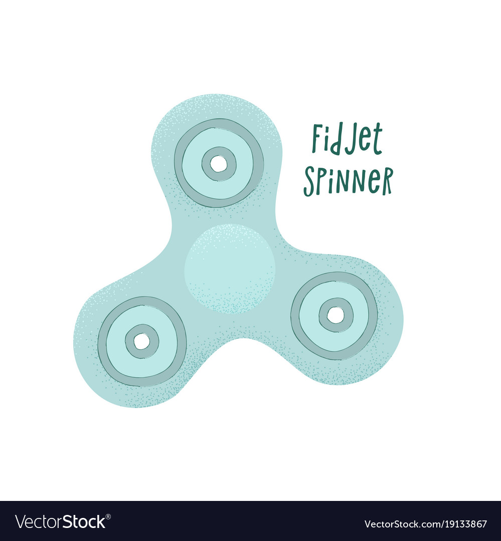 Fidget spinner Royalty Free Vector Image - VectorStock