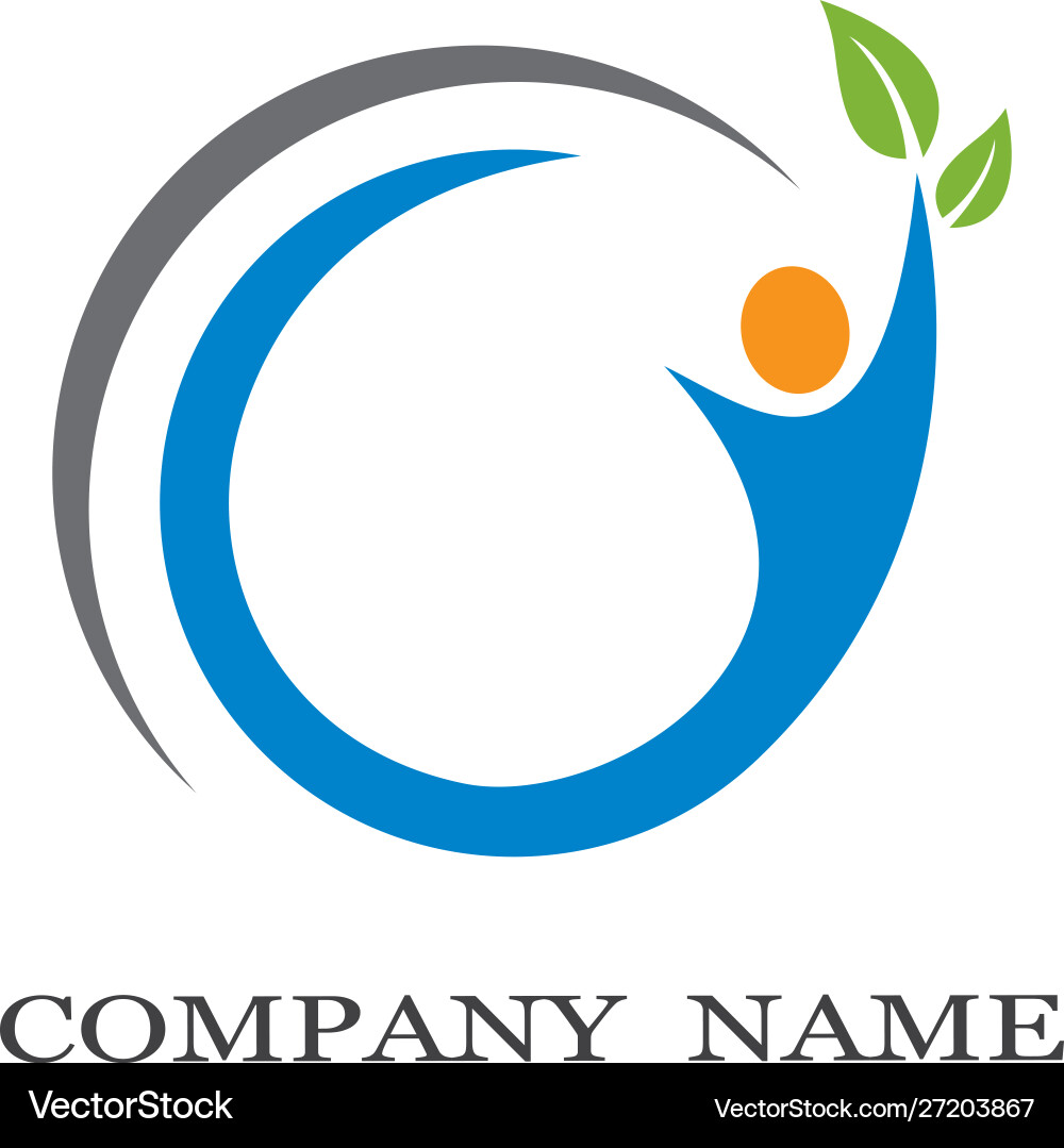 Human health symbol icon design Royalty Free Vector Image