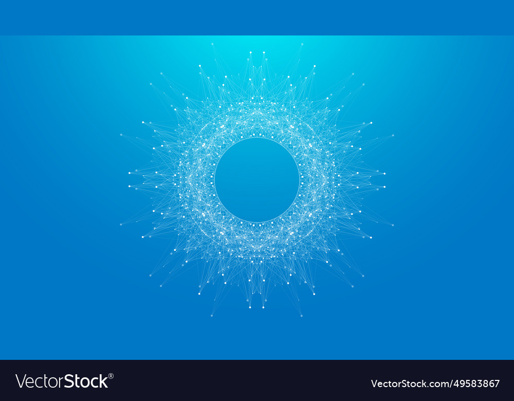 Quantum computing idea design element concept Vector Image Quantum computing idea design element concept Vector Image