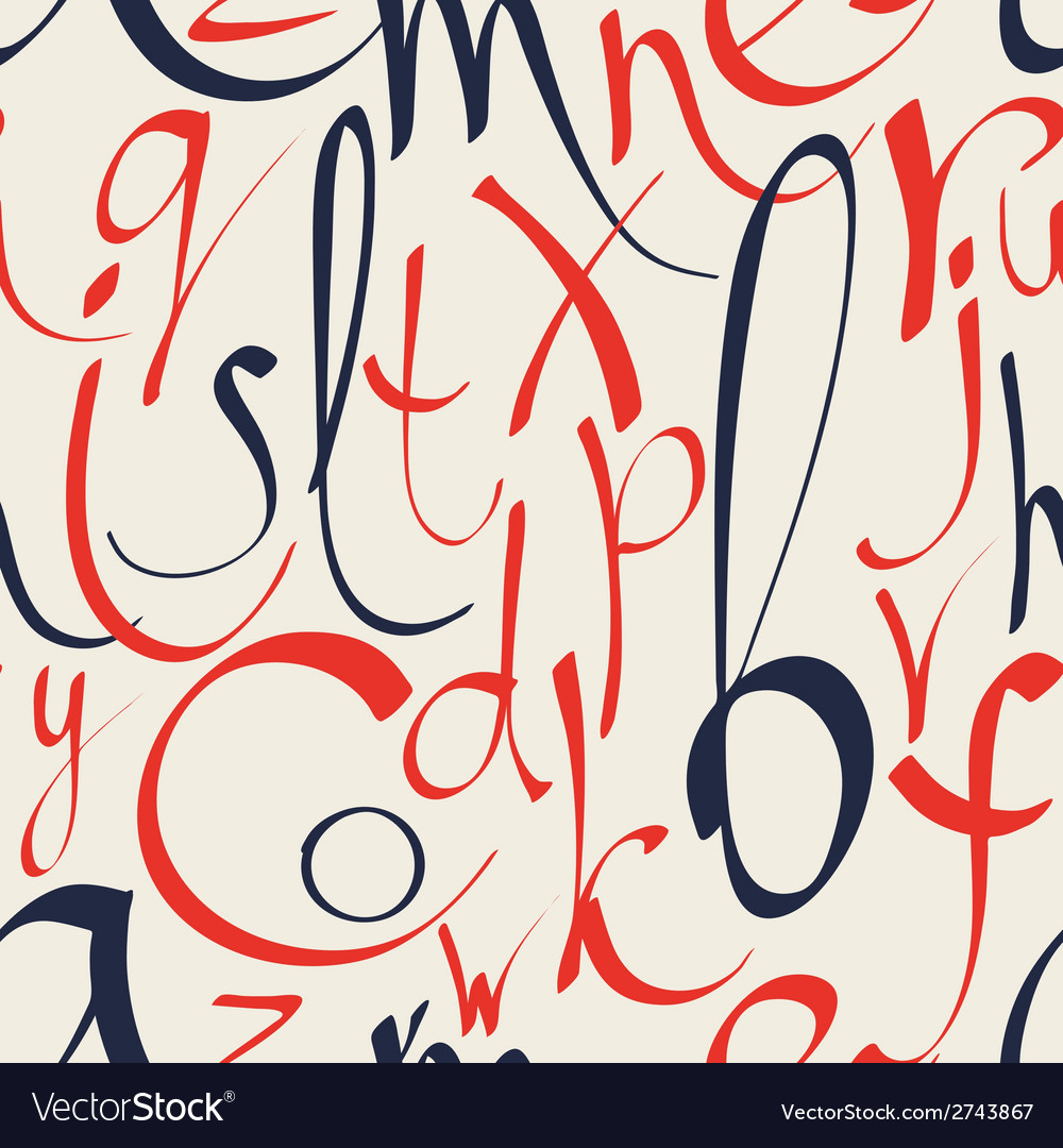 Seamless pattern with hand drawn decorative Vector Image