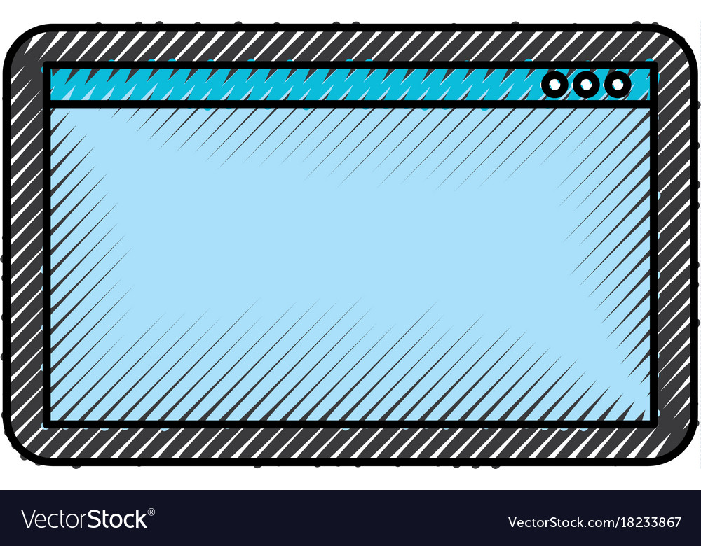 Tablet technology device digital electronic Vector Image