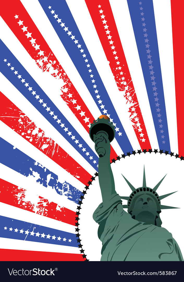 Us poster Royalty Free Vector Image - VectorStock