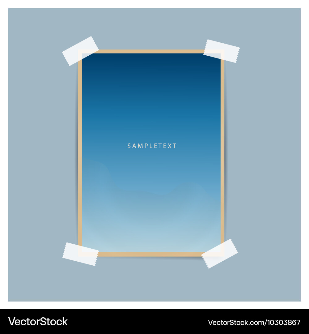 Vintage papers with blue background ready for your