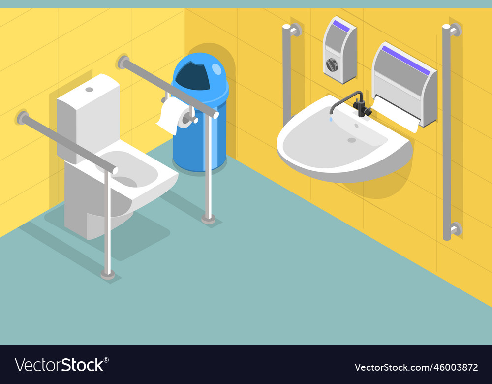 3d isometric flat conceptual Royalty Free Vector Image