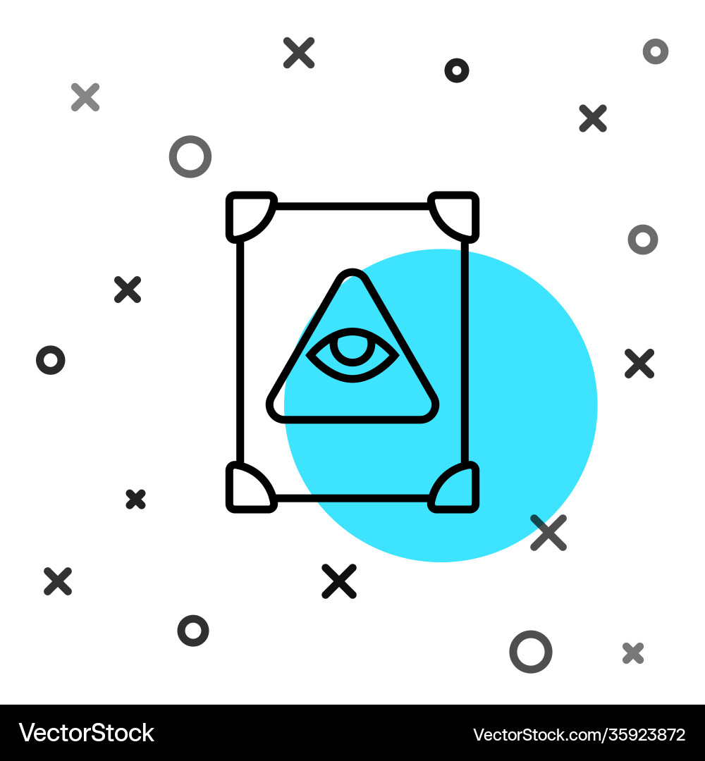 Black line ancient magic book with alchemy recipes