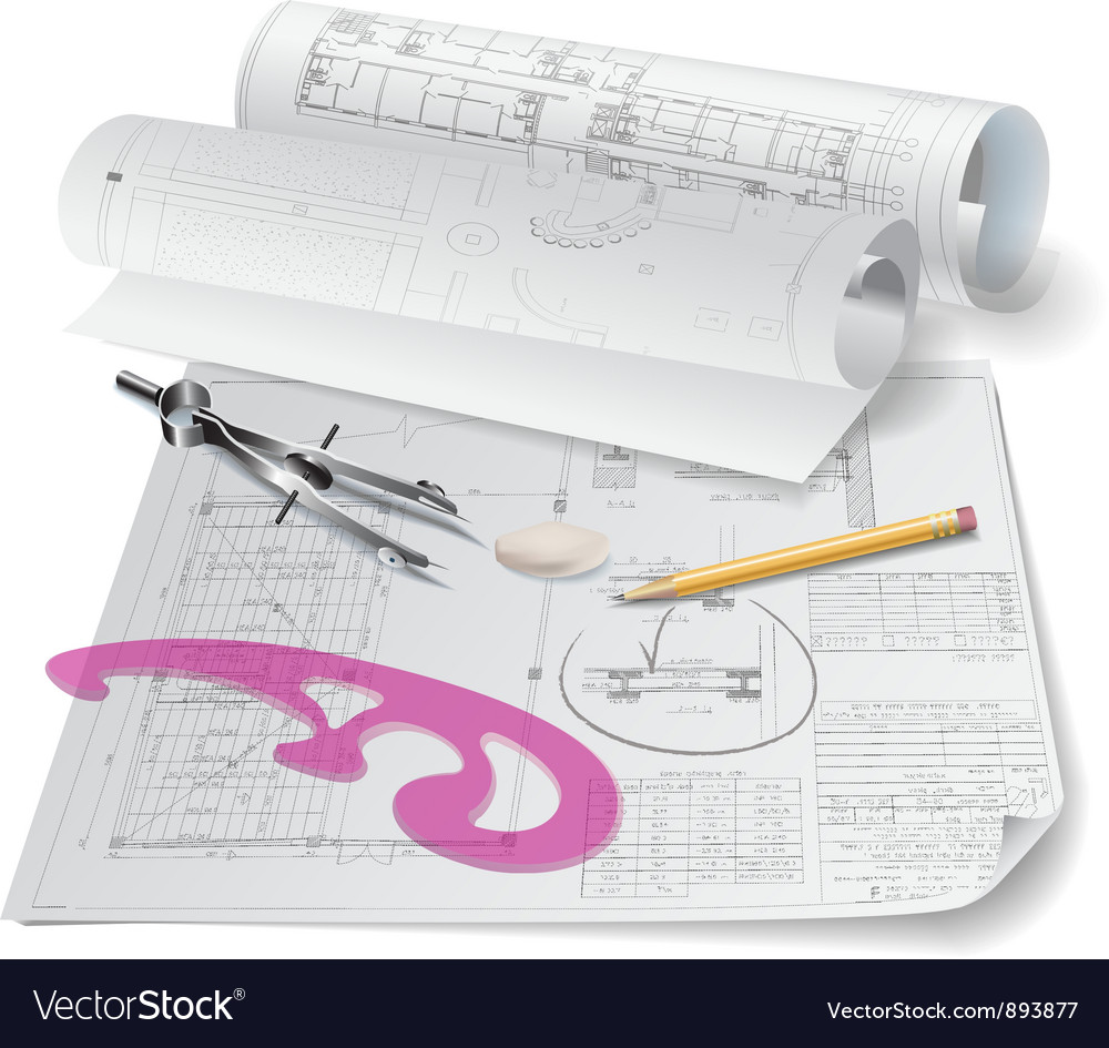 Architectural background Royalty Free Vector Image