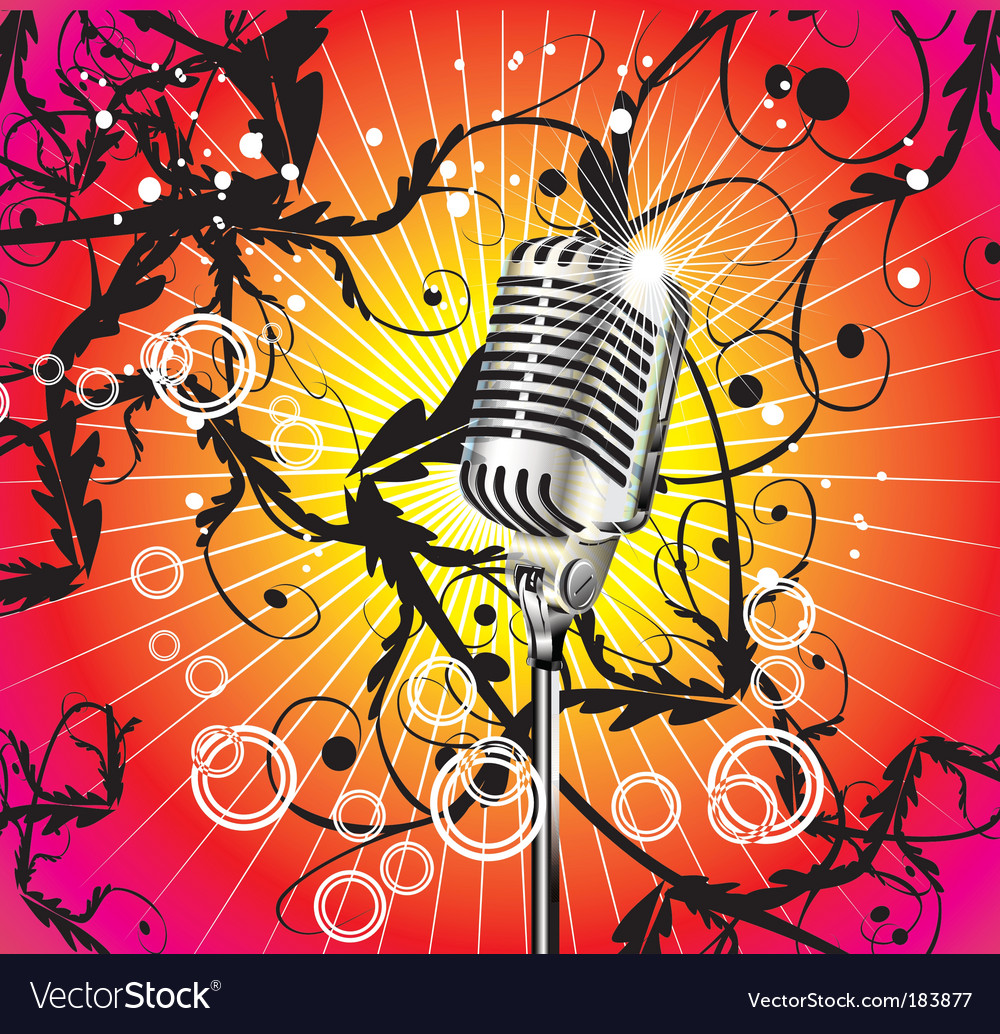 Microphone Royalty Free Vector Image - VectorStock
