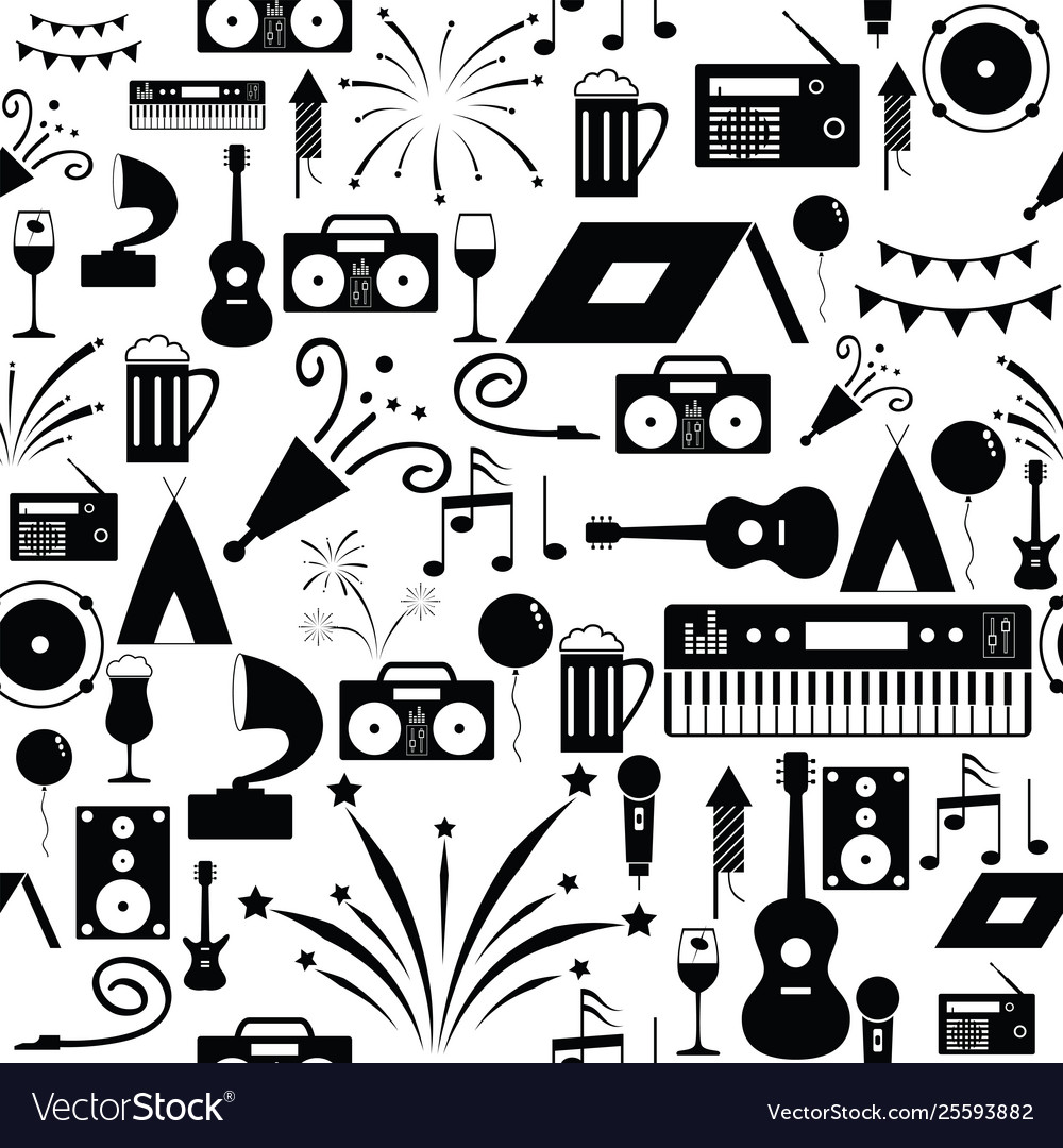 Party seamless pattern background icon Royalty Free Vector Party seamless pattern background icon Royalty Free Vector