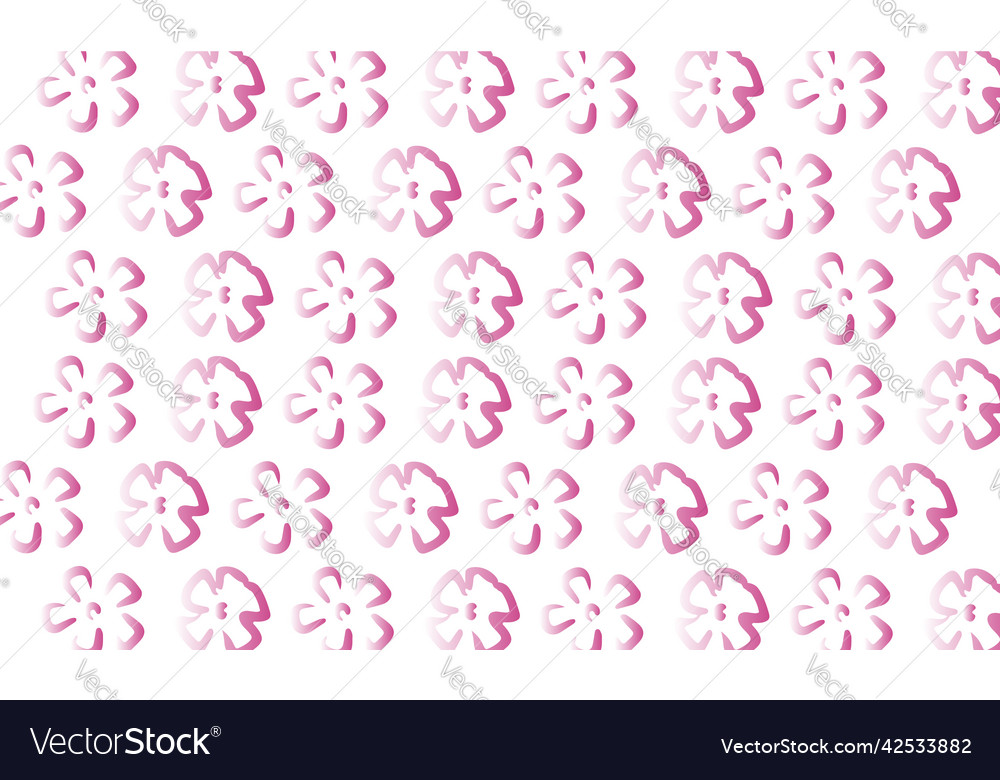 Pink small flower pattern Royalty Free Vector Image