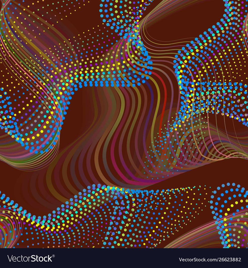 Urban seamless pattern iridescent array Royalty Free Vector