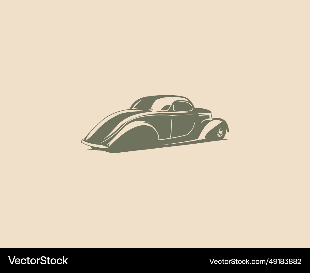 Vintage 1932 ford coupe premium design Royalty Free Vector