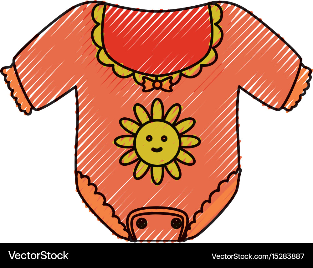 Baby cute clothing Royalty Free Vector Image - VectorStock