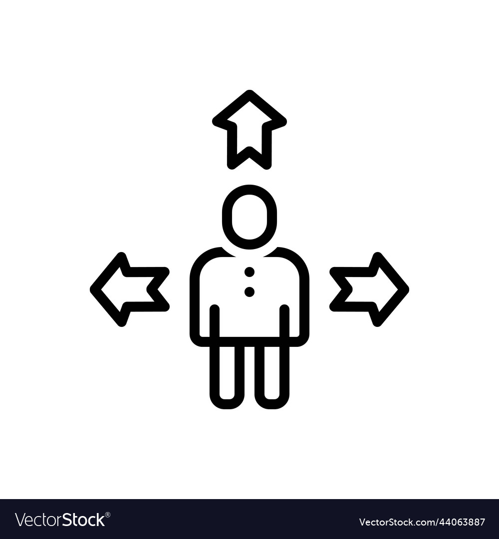 Decide Royalty Free Vector Image - VectorStock