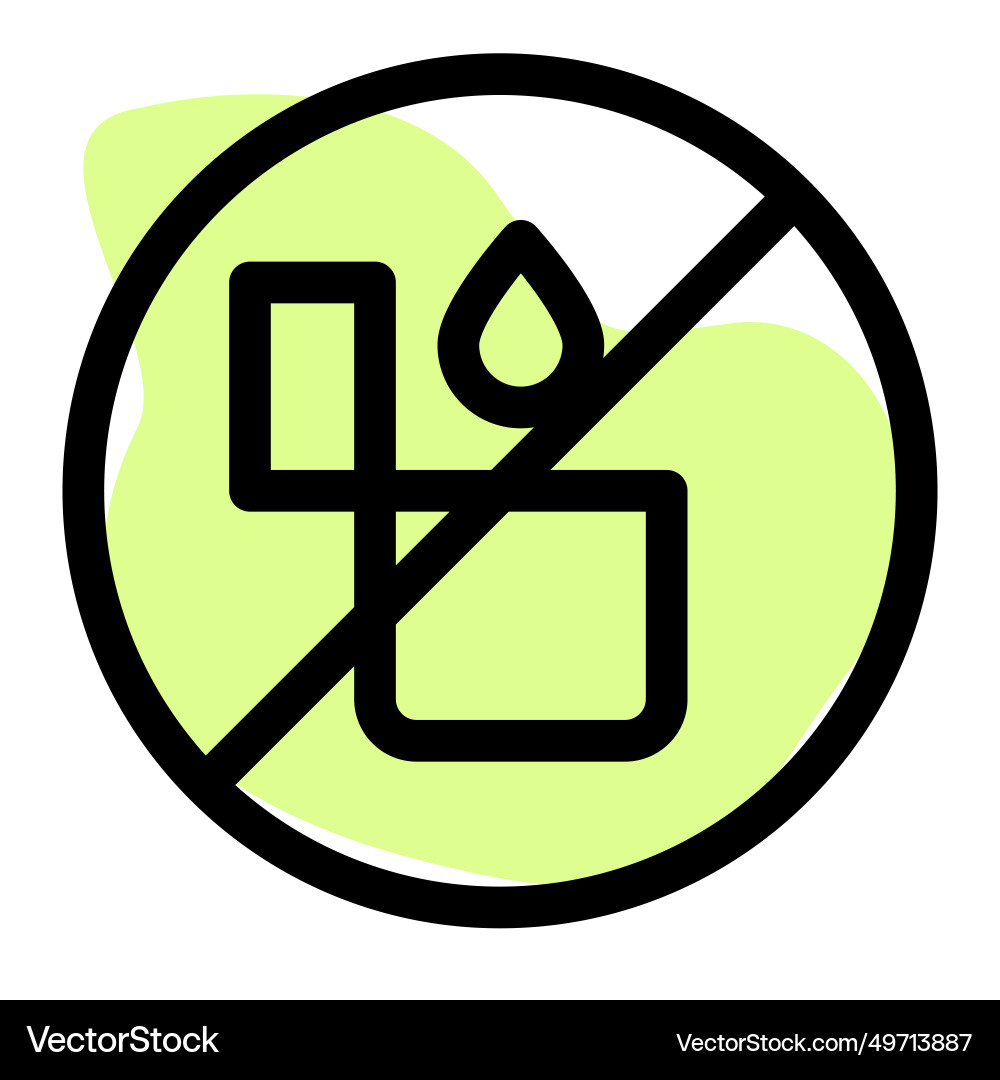 Prohibited use or possession of fire lighters Vector Image
