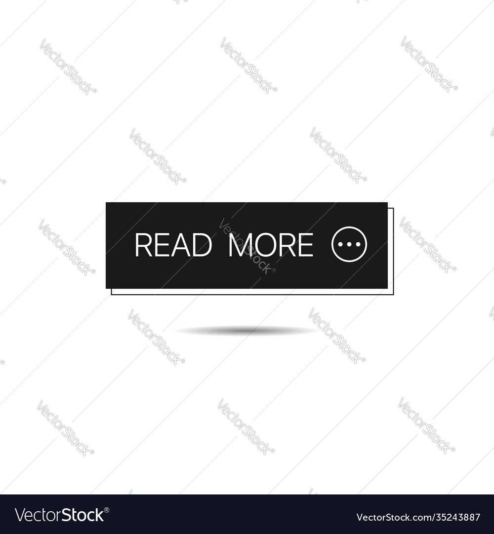 Read more button template Royalty Free Vector Image
