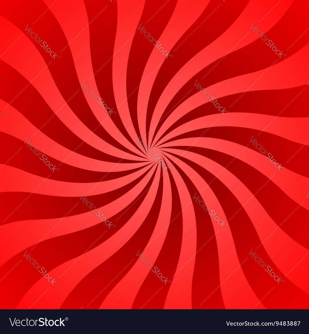 Red rays poster wave Royalty Free Vector Image