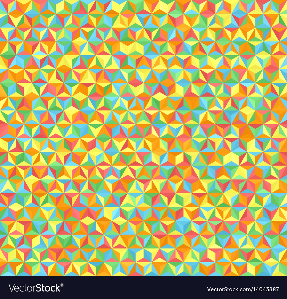 Triangle pattern seamless geometric background Vector Image