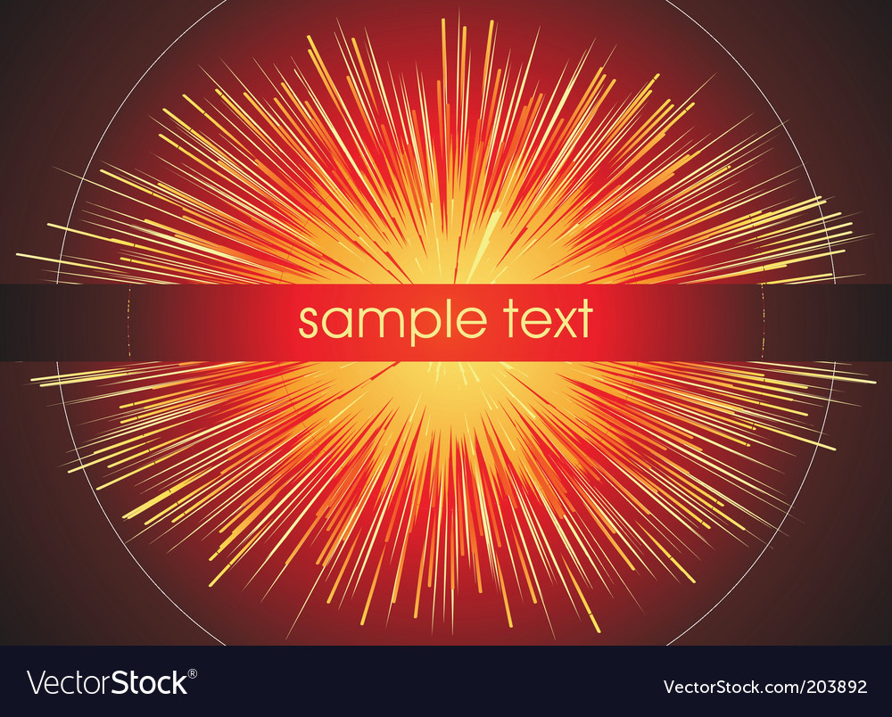 Explosion background Royalty Free Vector Image