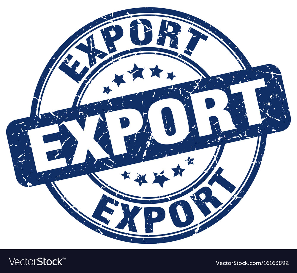 Export stamp Royalty Free Vector Image - VectorStock