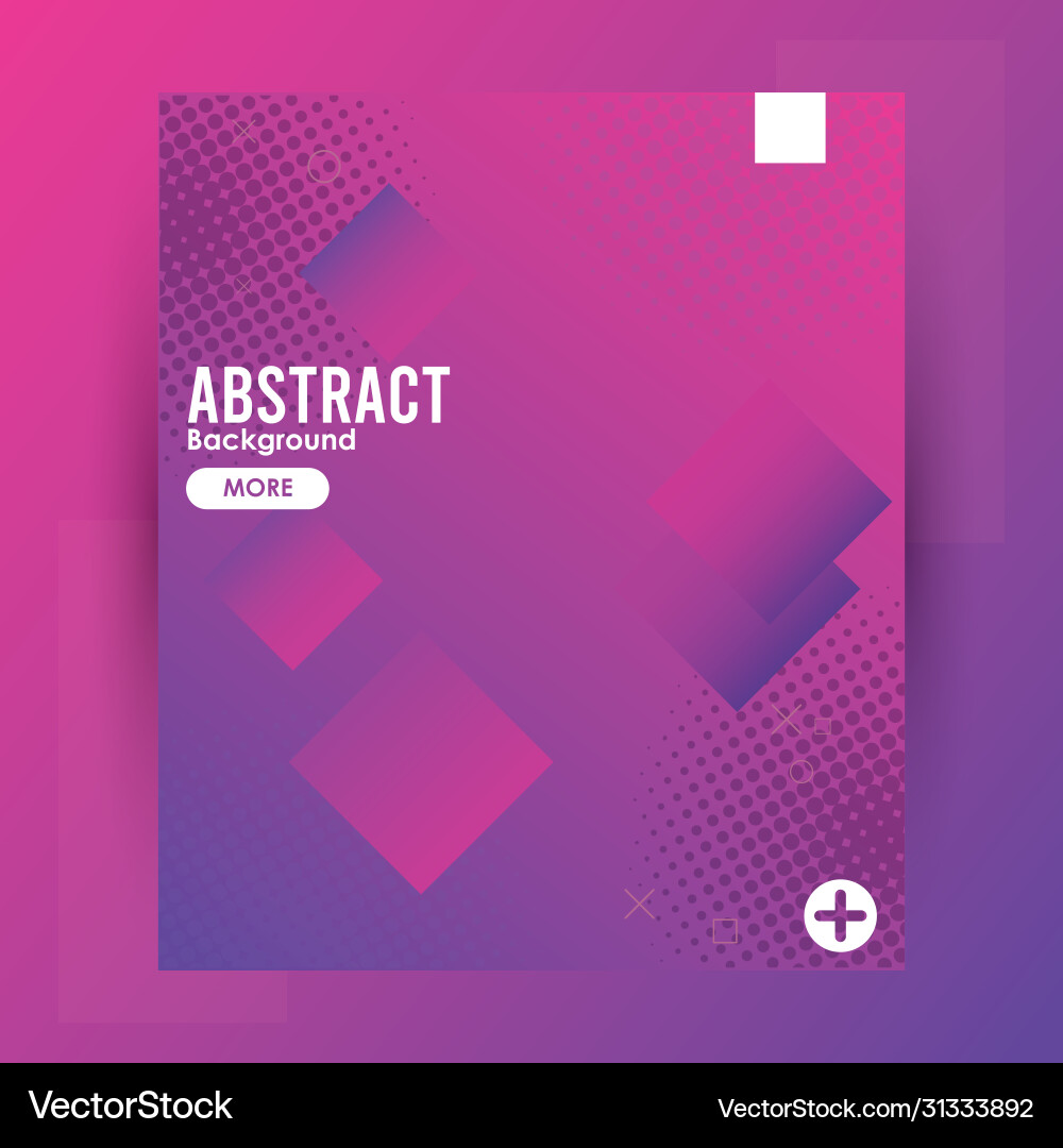 Figures colorful abstract background template Vector Image