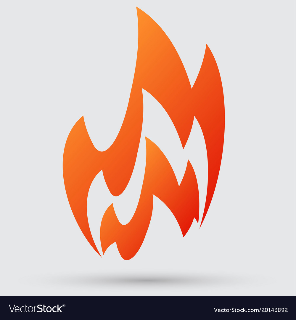 Fire icon Royalty Free Vector Image - VectorStock