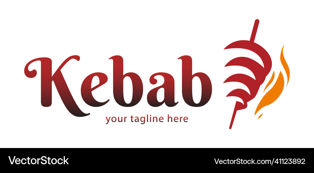 Shawarma logo for restaurants and markets Vector Image