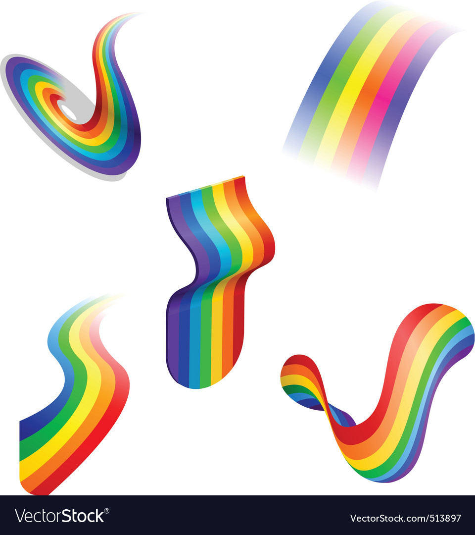 Abstract rainbow Royalty Free Vector Image - VectorStock