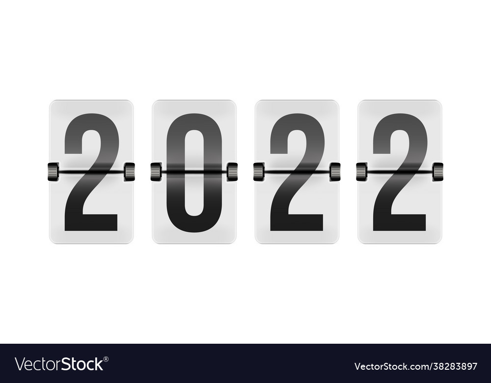 Countdown Timer And Scoreboard Numbers Royalty Free Vector