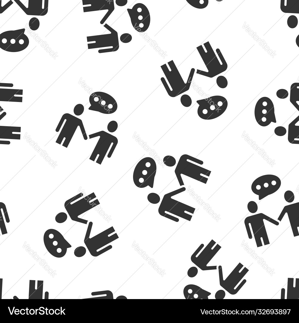 Greetings gesture icon in flat style people Vector Image
