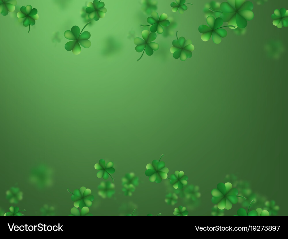 Irish template for design card invitation eps 10 Vector Image