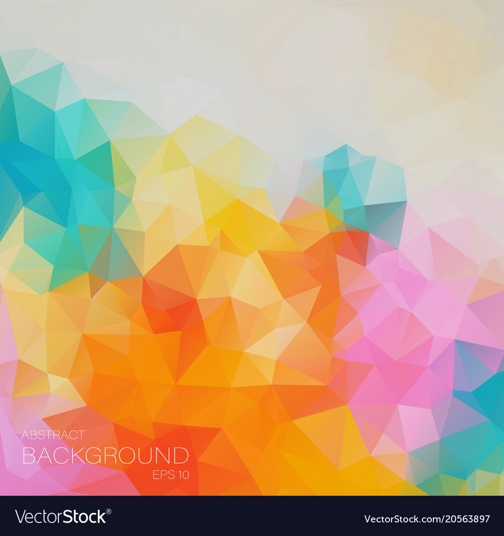 Multicolored abstract background with gradient Vector Image