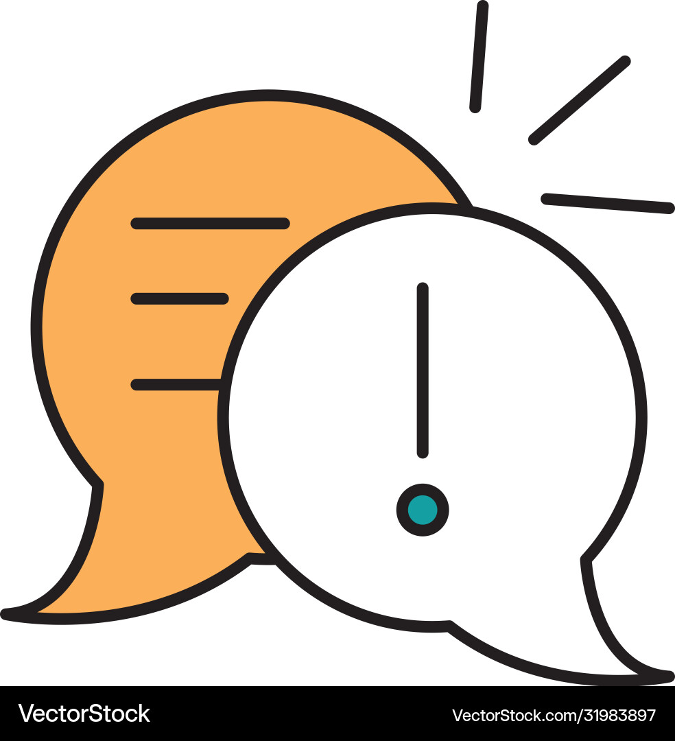 Online education speech bubble talk message Vector Image