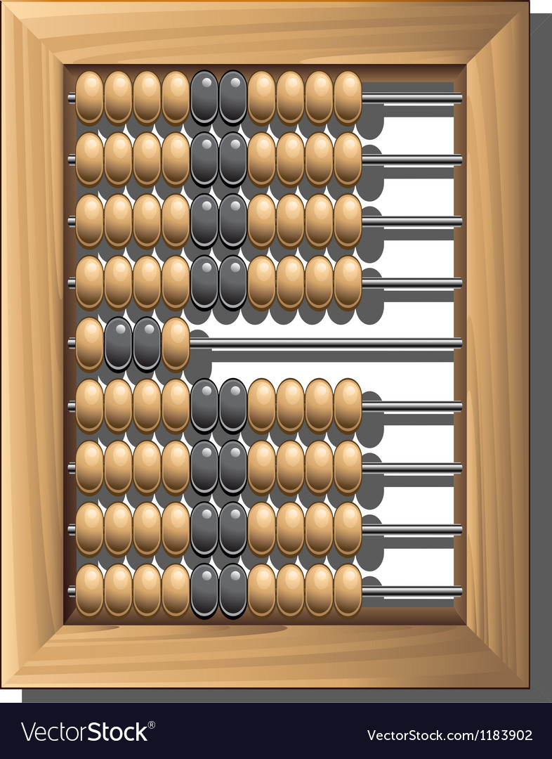 Abacus Royalty Free Vector Image - VectorStock