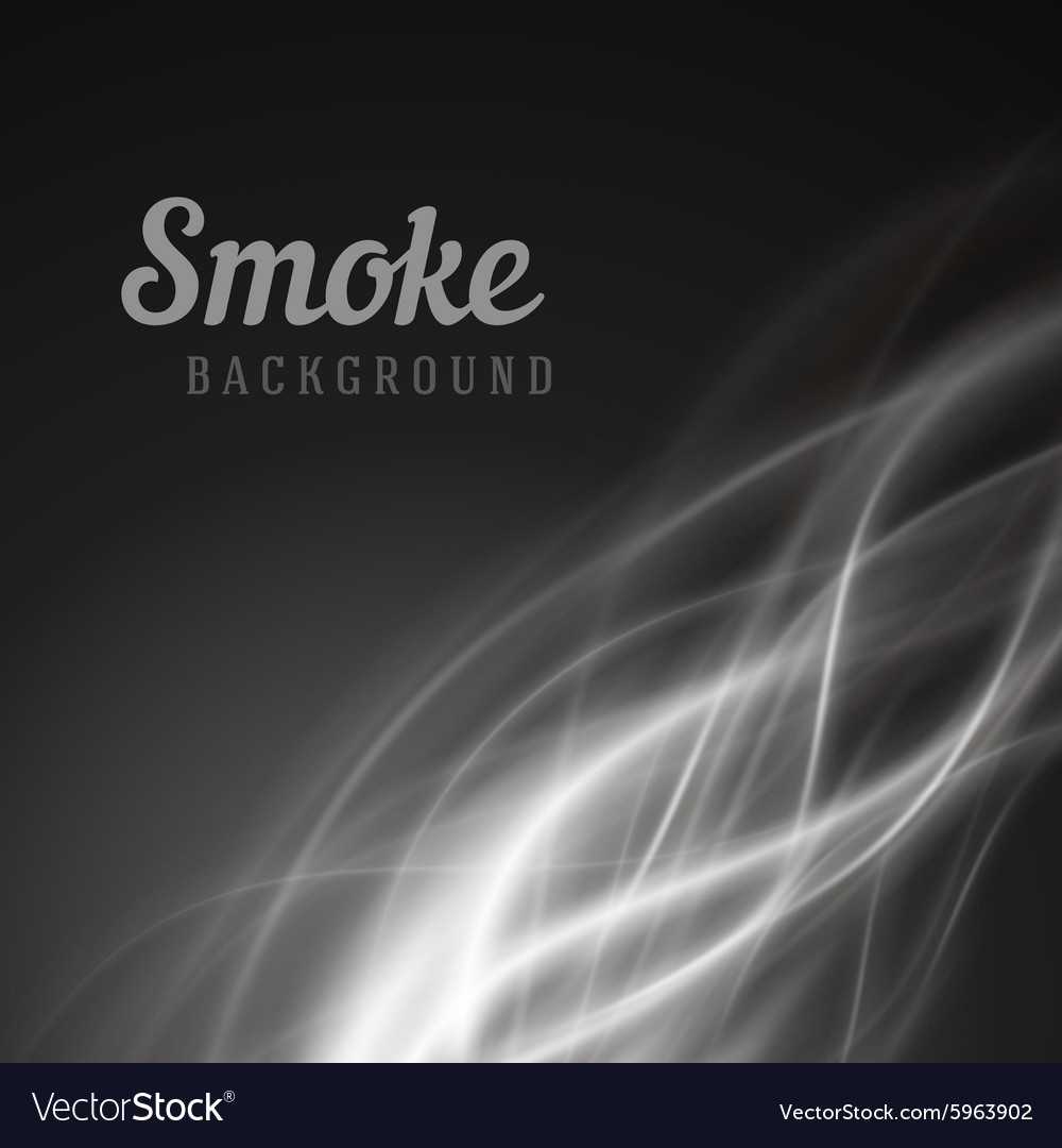 Abstract smooth smoke background Royalty Free Vector Image