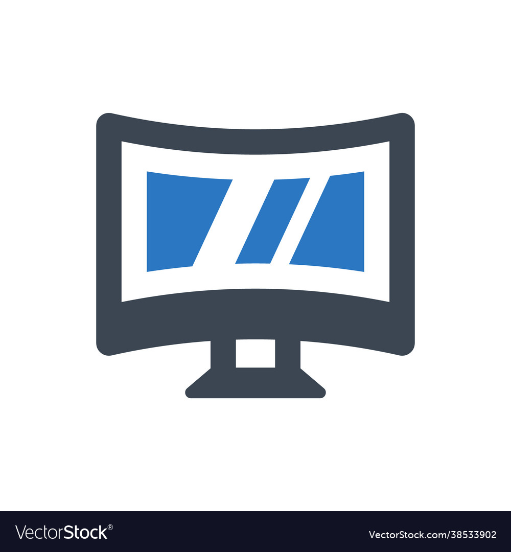 Flexible display icon Royalty Free Vector Image