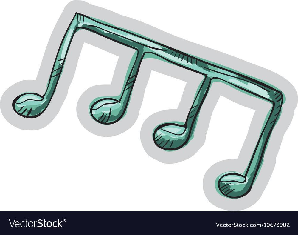 Music note element Royalty Free Vector Image - VectorStock