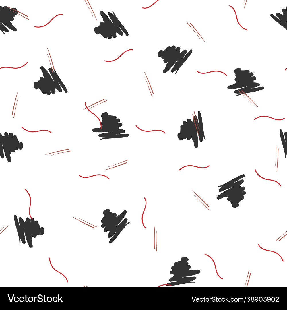 Nature color pastel drawing modern monochrome Vector Image