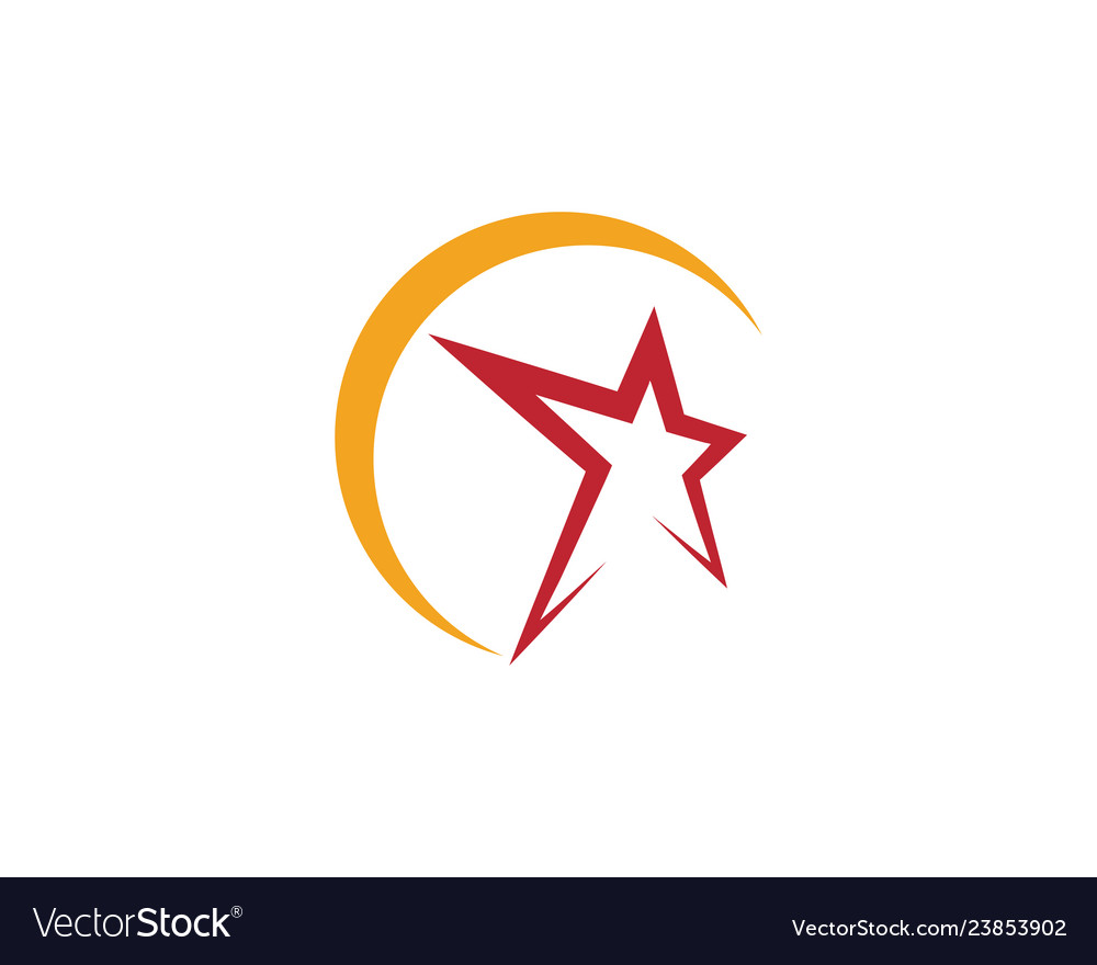 Star logo template Royalty Free Vector Image - VectorStock