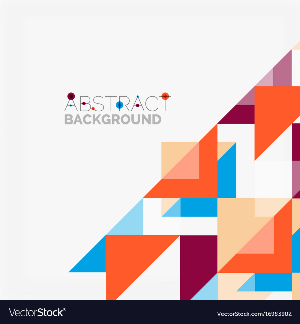 Triangle pattern design background Royalty Free Vector Image