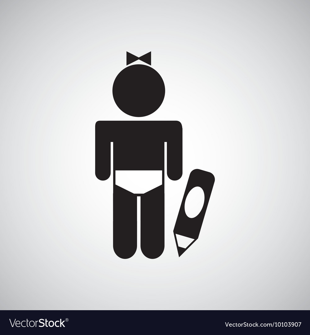 Kid playing icon Royalty Free Vector Image - VectorStock