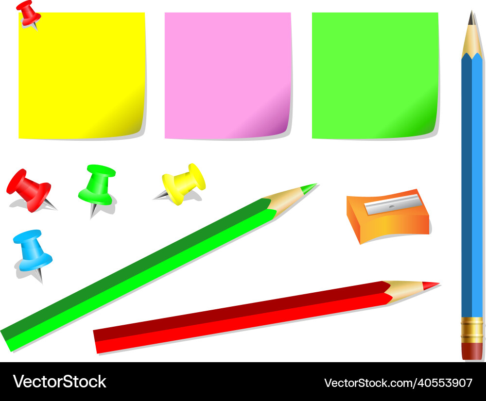 Office tools Royalty Free Vector Image - VectorStock