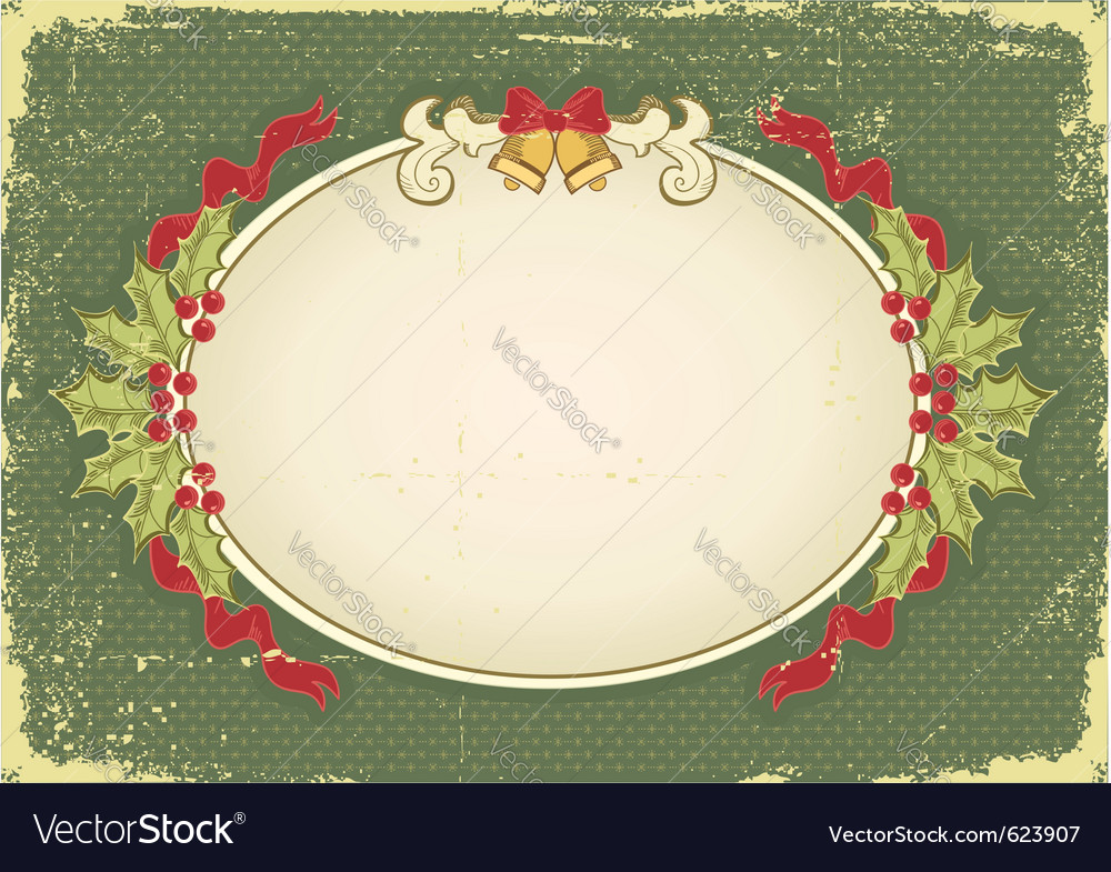 Vintage christmas Royalty Free Vector Image - VectorStock