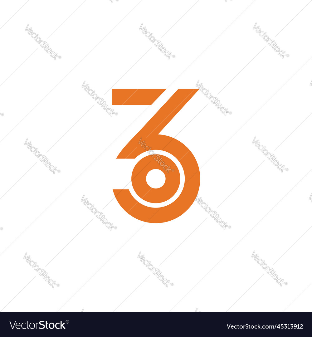 B3 technology initials logo icon Royalty Free Vector Image
