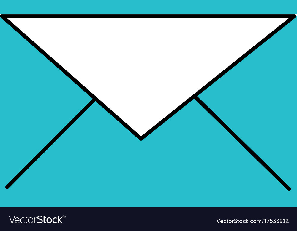 Email envelope message communication close Vector Image